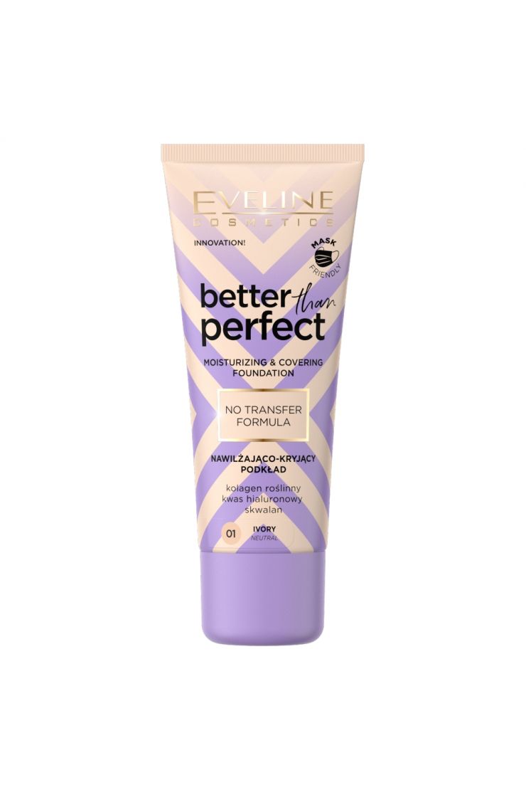 Eveline Cosmetics Better Than Perfect podkład do twarzy 01 Ivory 30 ml | TaniaKsiazka.pl