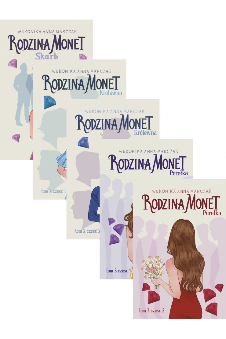 Pakiet Rodzina Monet. Tomy 1-3: Skarb, Królewna. Część 1, Królewna ...