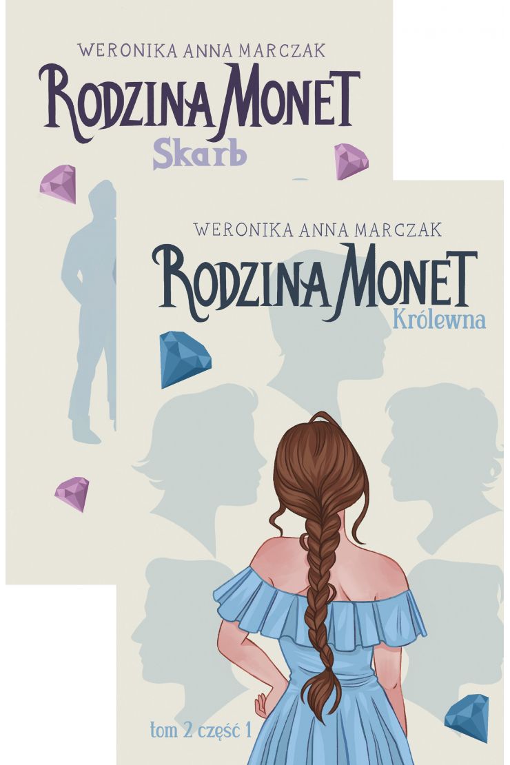 Pakiet Rodzina Monet. Tom 1-2: Skarb, Królewna Weronika Marczak książka ...