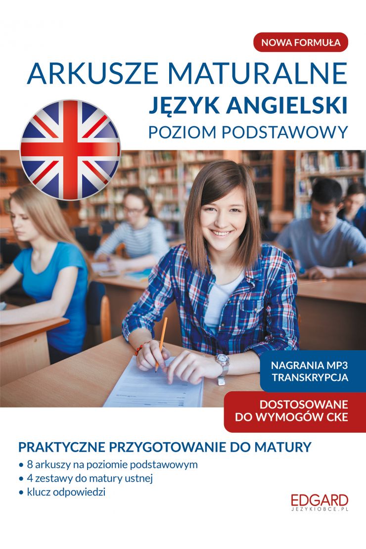 Arkusze maturalne. Język angielski. Poziom podstawowy | TaniaKsiazka.pl
