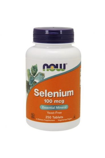Now Foods Selenium - Selen 100 mcg Suplement diety 250 tab. | TaniaKsiazka.pl