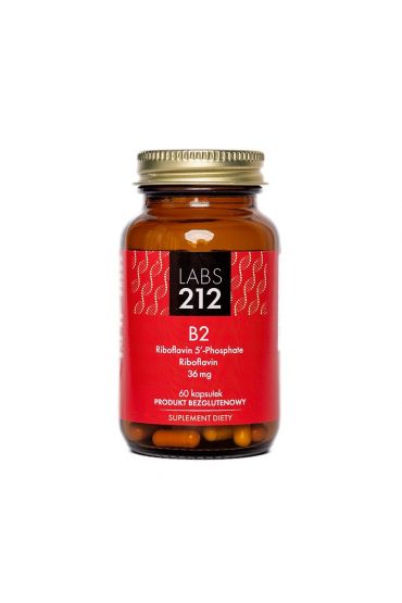 Labs212 Witamina B2 (fosforan ryboflawiny + ryboflawina) Suplement ...