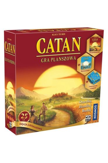 Catan Gra Planszowa Wersja Jubileuszowa 25 Lat 10+ outlet w sklepie ...