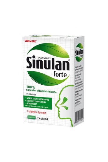 Sinulan Forte suplement diety 15 tab. | TaniaKsiazka.pl