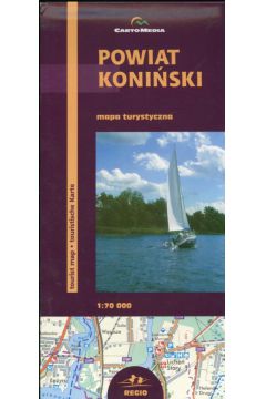 Powiat Koniński Mapa turystyczna książka | TaniaKsiazka.pl