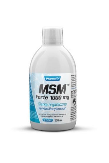 Pharmovit MSM Forte 1000 mg Suplement diety 500 ml | TaniaKsiazka.pl