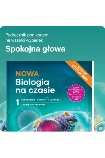 NOWA Biologia na czasie 1. Smartbook. Liceum i technikum. Zakres podstawowy | TaniaKsiazka.pl