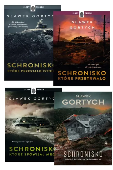 Pakiet Karkonoska seria kryminalna. Tomy 1-4: Schronisko, które przestało istnieć, Schronisko ...