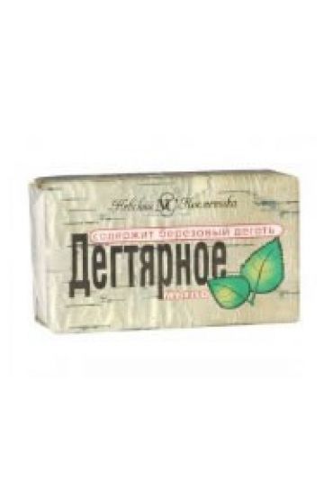 Nevskaja Cosmetica Mydło dziegciowe twarde 140g 140 g | TaniaKsiazka.pl