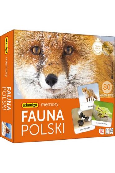 gra Memory. Fauna Polski Adamigo | TaniaKsiazka.pl