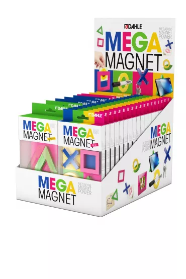 Dahle Display mega magnets, 2x delta, circle, square, 3xcross, 18x ...