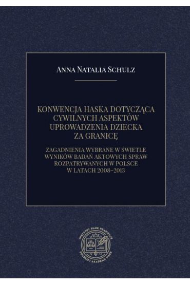 eBook KONWENCJA HASKA DOTYCZĄCA CYWILNYCH ASPEKTÓW UPROWADZENIA DZIECKA ...
