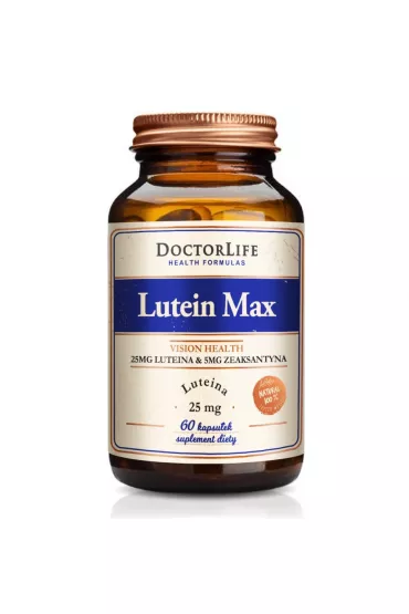 Doctor Life Lutein Max luteina 25mg + zeaksantyna 5mg - suplement diety ...