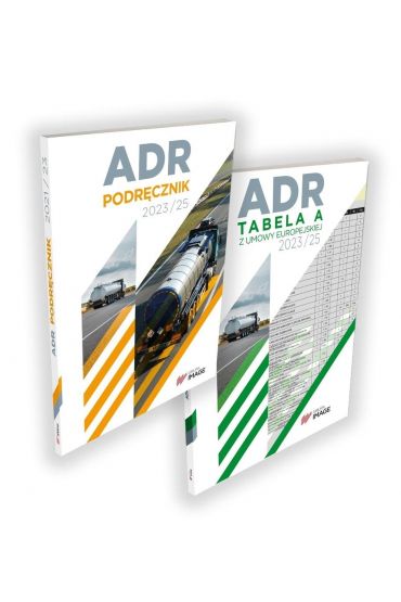 ADR 2023-2025 podręcznik + tabela A książka | TaniaKsiazka.pl