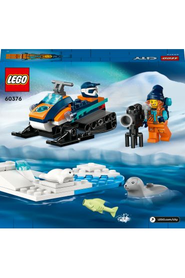 LEGO City Skuter śnieżny badacza Arktyki 60376 klocki | TaniaKsiazka.pl