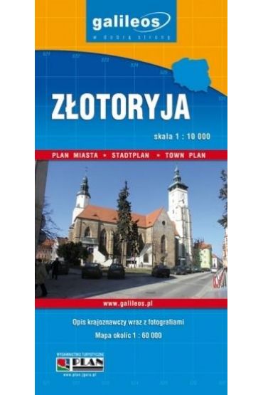 Plan miasta - Złotoryja/Powiat Złotoryjski 1:8 000 mapa | TaniaKsiazka.pl