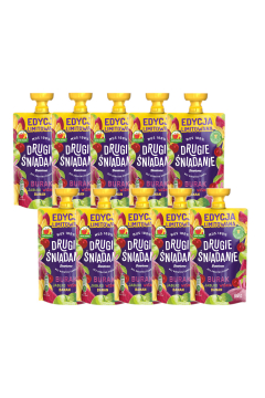 Dawtona Mus 100% Drugie śniadanie burak-jabłko-wiśnia-banan Zestaw 10 x ...