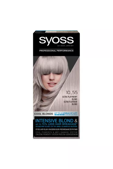 Syoss Cool Blonds farba do włosów trwale koloryzująca 1055 Ultra ...