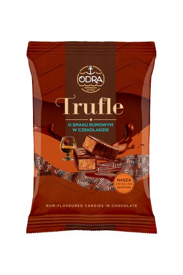 Odra Cukierki Trufle o smaku rumowym w czekoladzie 1 kg | TaniaKsiazka.pl