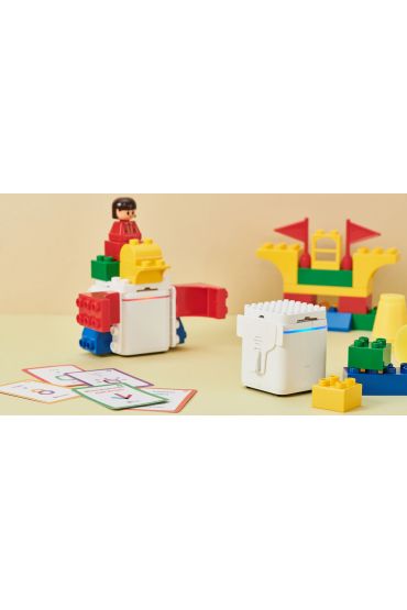 GeniBot - robot z akcesoriami dodatkowymi i kartami zabawka Edusense SA ...