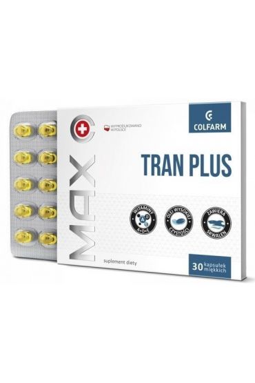 Colfarm Max Tran Plus Suplement diety 30 kaps. | TaniaKsiazka.pl